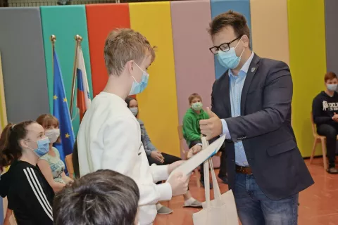 Župan čestital najuspešnejšim učencem